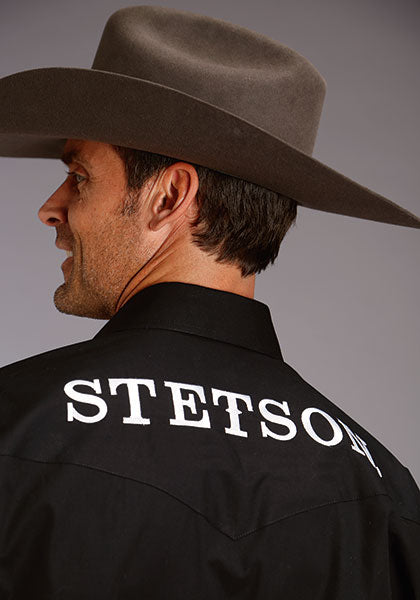Long Sleeve Stetson Logo Shirt – Los Potrillos Western Wear