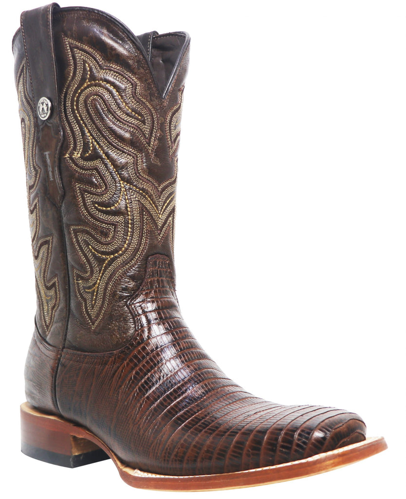 Ring lizard Embossed Square Toe – Los Potrillos Western Wear