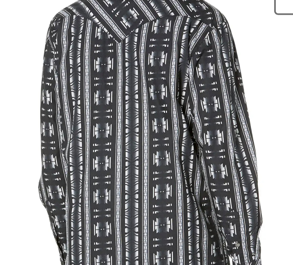 Aztec Long Sleeve Western Shirt – Los Potrillos Western Wear